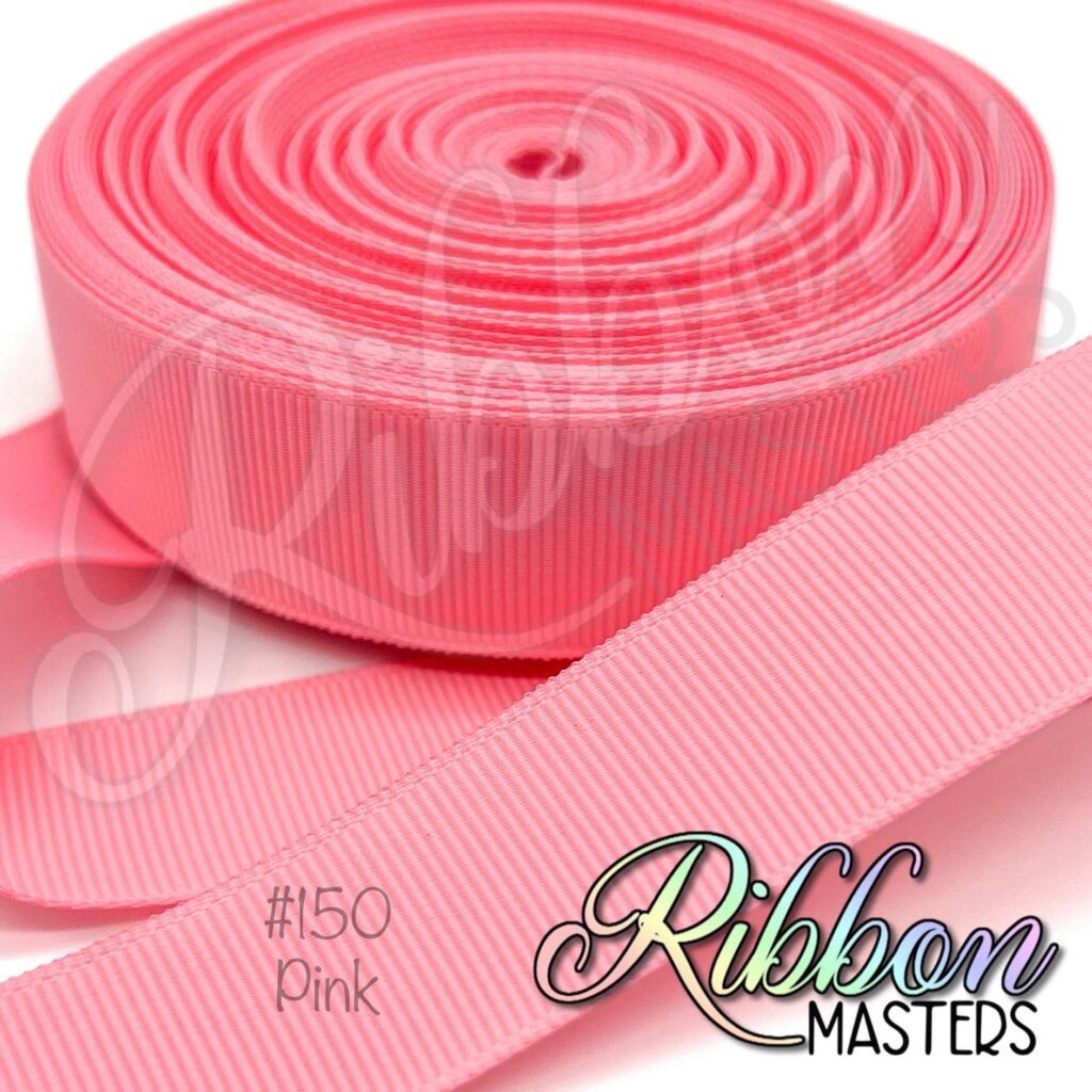 #150 Pink Solid Color Grosgrain Ribbon | Ribbon Masters