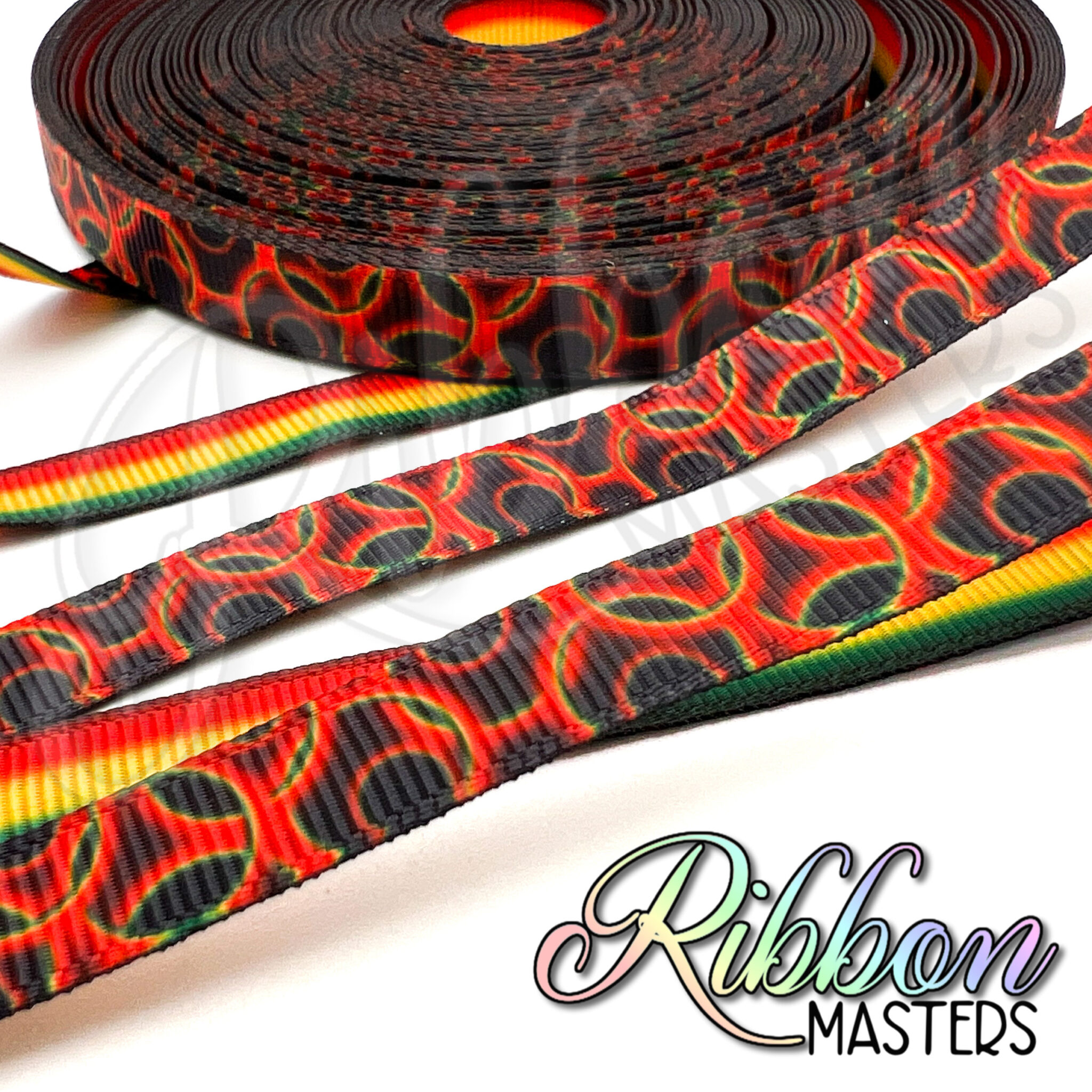 ZZ Juneteenth Circles Double Sided | Ribbon Masters