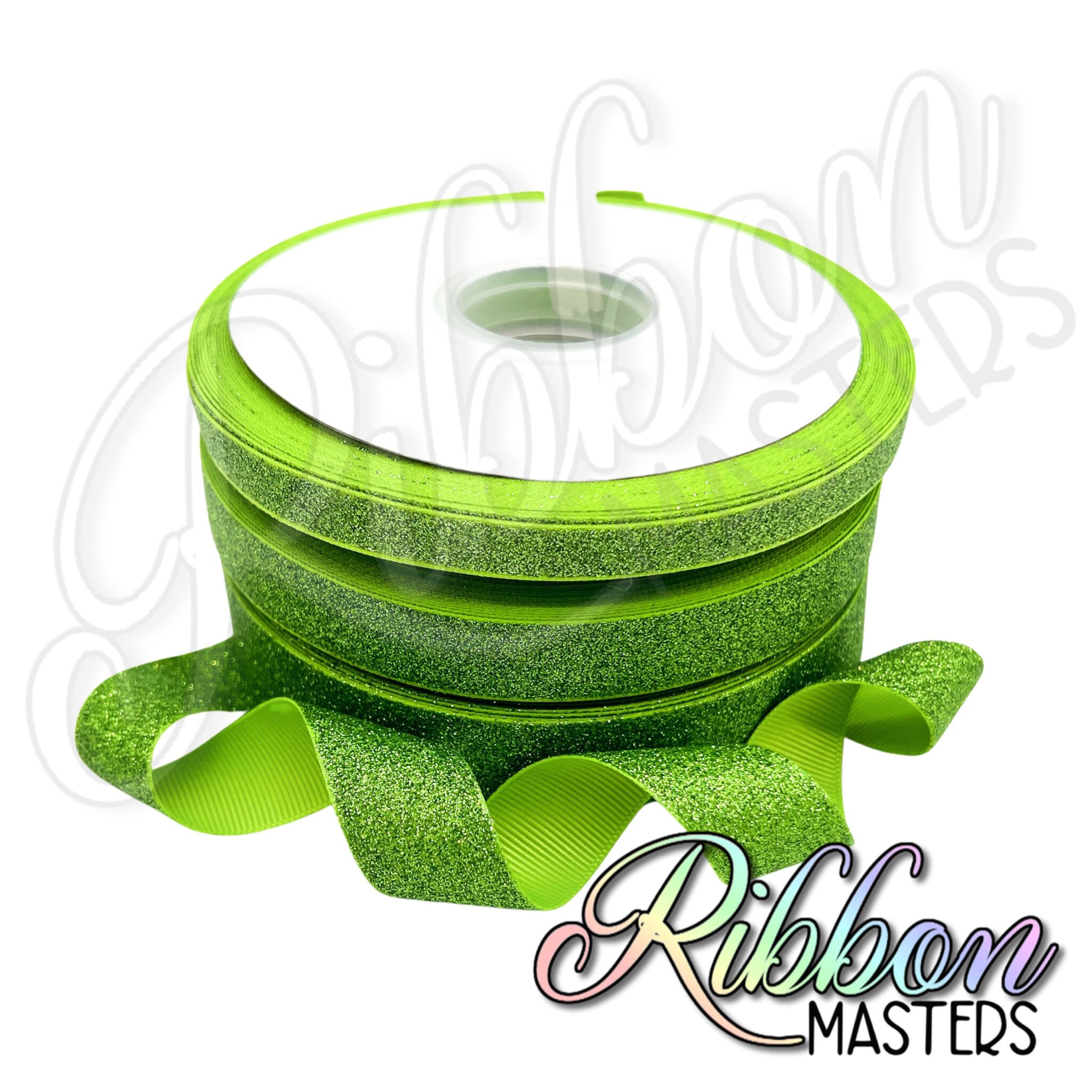 Green Apple Glitter Ribbon | Ribbon Masters